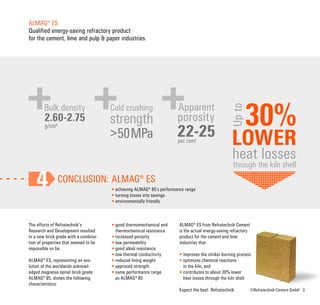 ALMAG® ES: Up to 30% Lower Heat Losses Through Kiln Shell | PPT