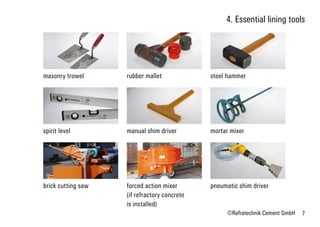 Installation of Refractory Materials in Rotary Kilns ”Essential ...