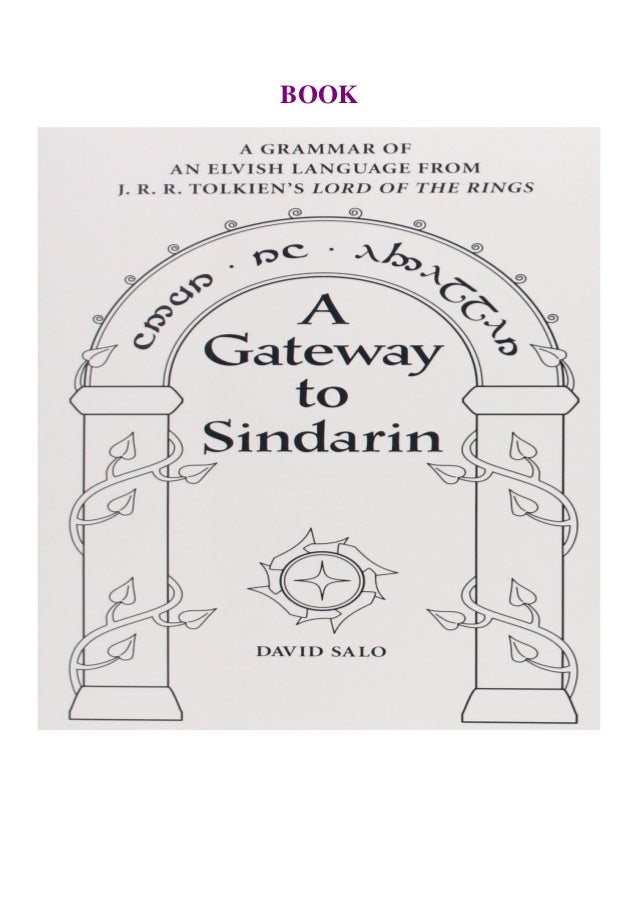 sindarin grammar