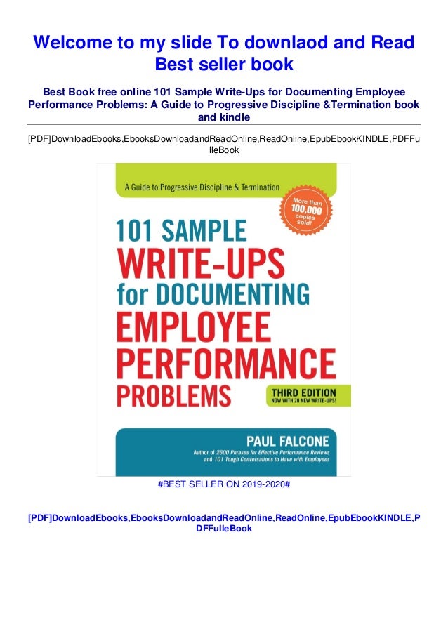 [PDF]DOWNLOAD101 Sample Write-Ups for Documenting Employee Performance