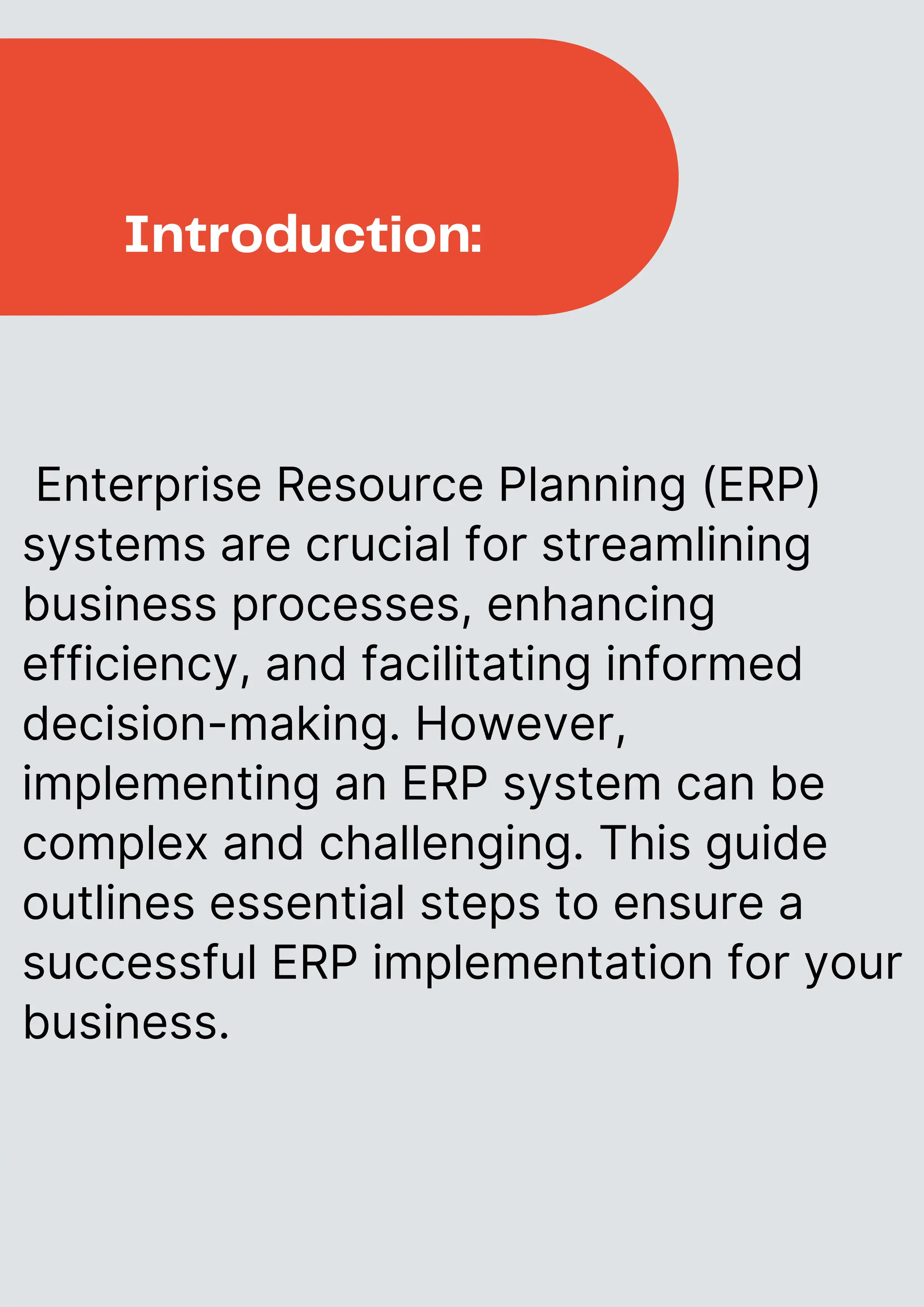 Essential Steps in ERP Implementation for Your Business | PDF