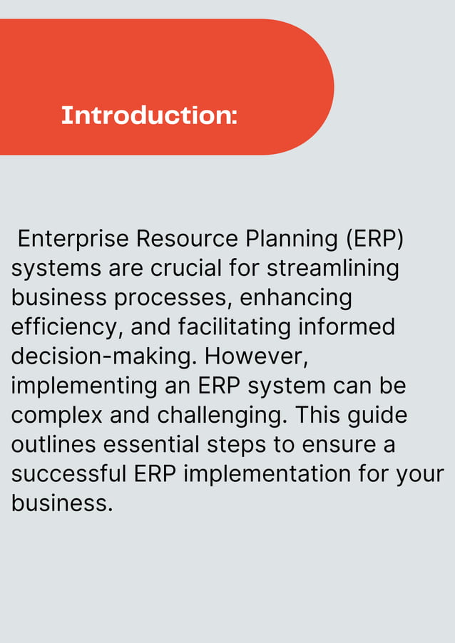 Essential Steps in ERP Implementation for Your Business | PDF