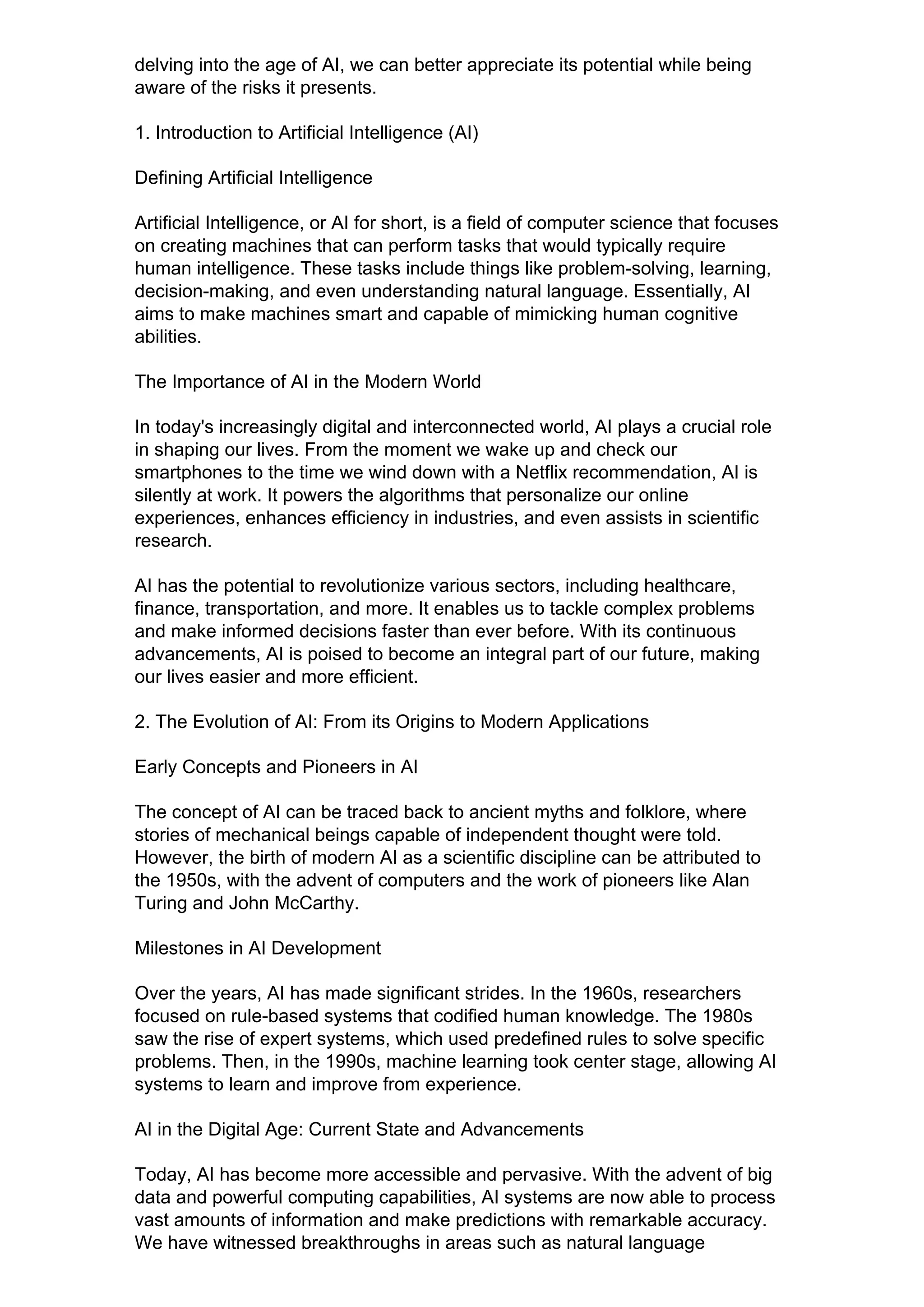 Understanding Artificial Intelligence | PDF