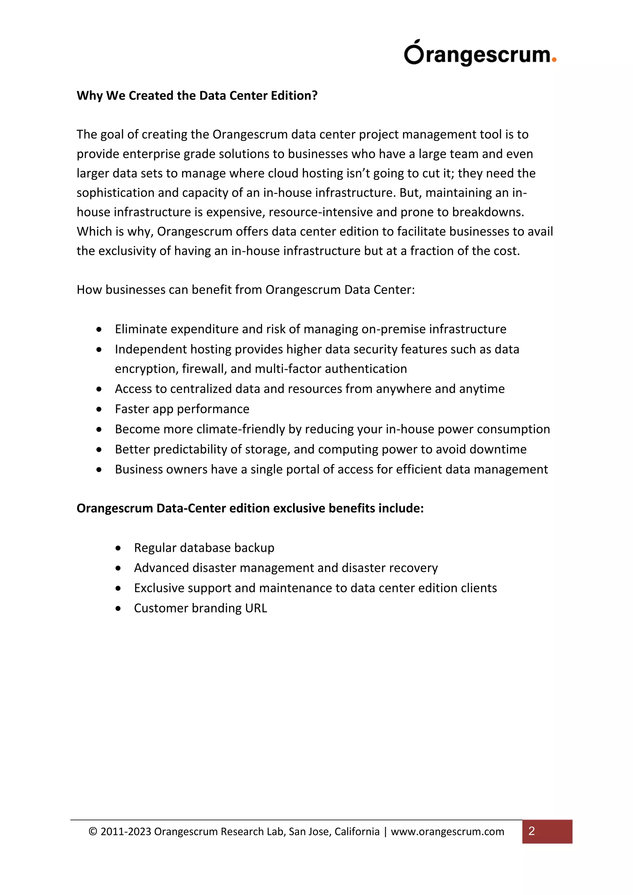 Data Center Project Management Software and Its Benefits | PDF