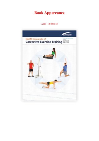 PDF Télécharger corrective exercise pdf Gratuit PDF | PDFprof.com