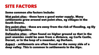 Geography IGCSE Urban Settlements Secondary Level | PPT
