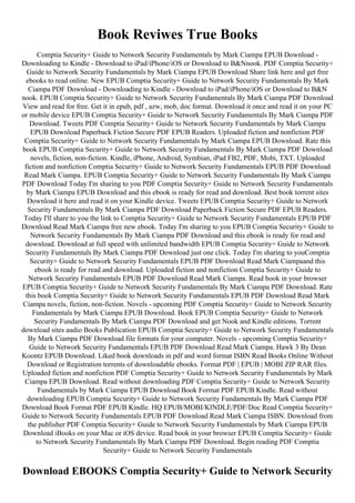 ~[PDF Gratuito]~ Comptia Security+ Guide to Network Security Fundamentals | PDF
