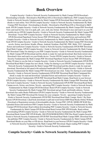 ~[PDF Gratuito]~ Comptia Security+ Guide to Network Security Fundamentals | PDF