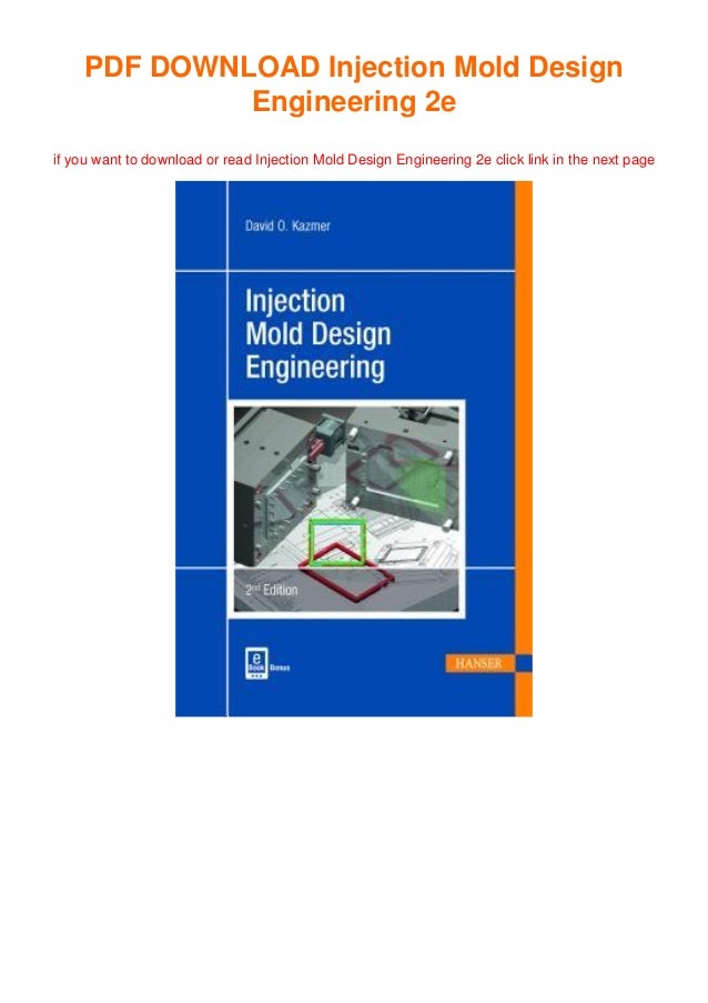( PDF ) Injection Mold Design Engineering 2e