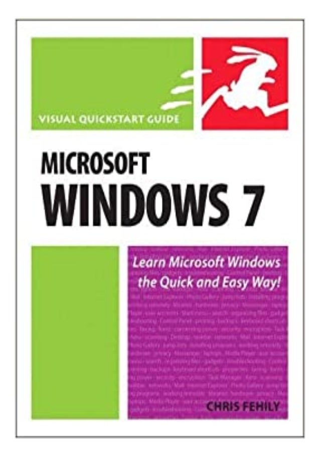 $$PDF Microsoft Windows 7 Visual QuickStart Guide