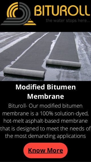 Modified Bitumen Membrane | PDF
