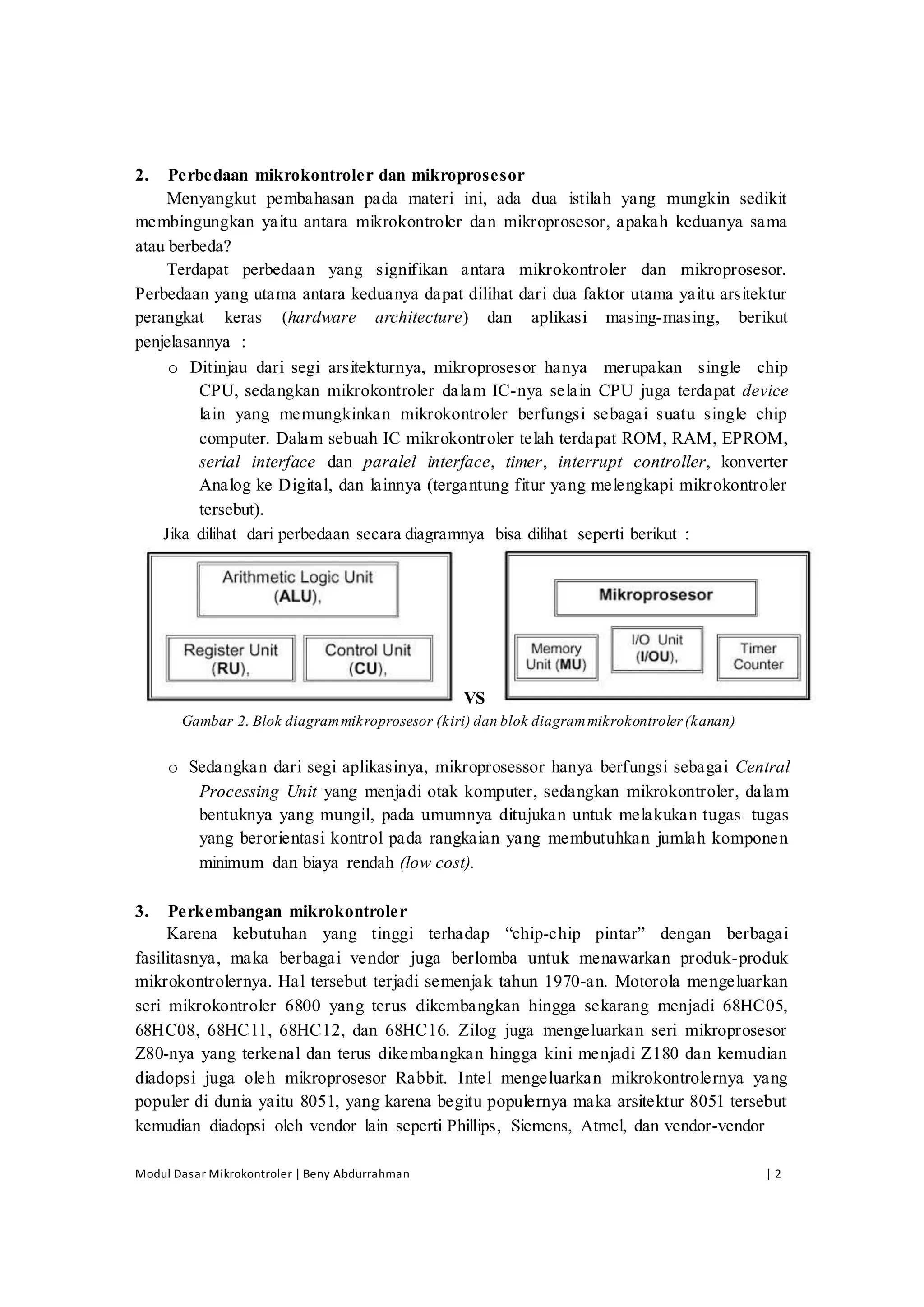 Menerapkan dasar dasar mikrokontroler | DOCX