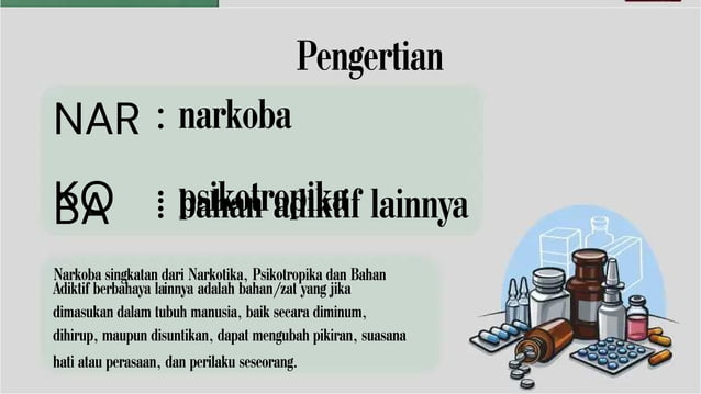 pengertian dan pemahaman tentang narkoba | PDF