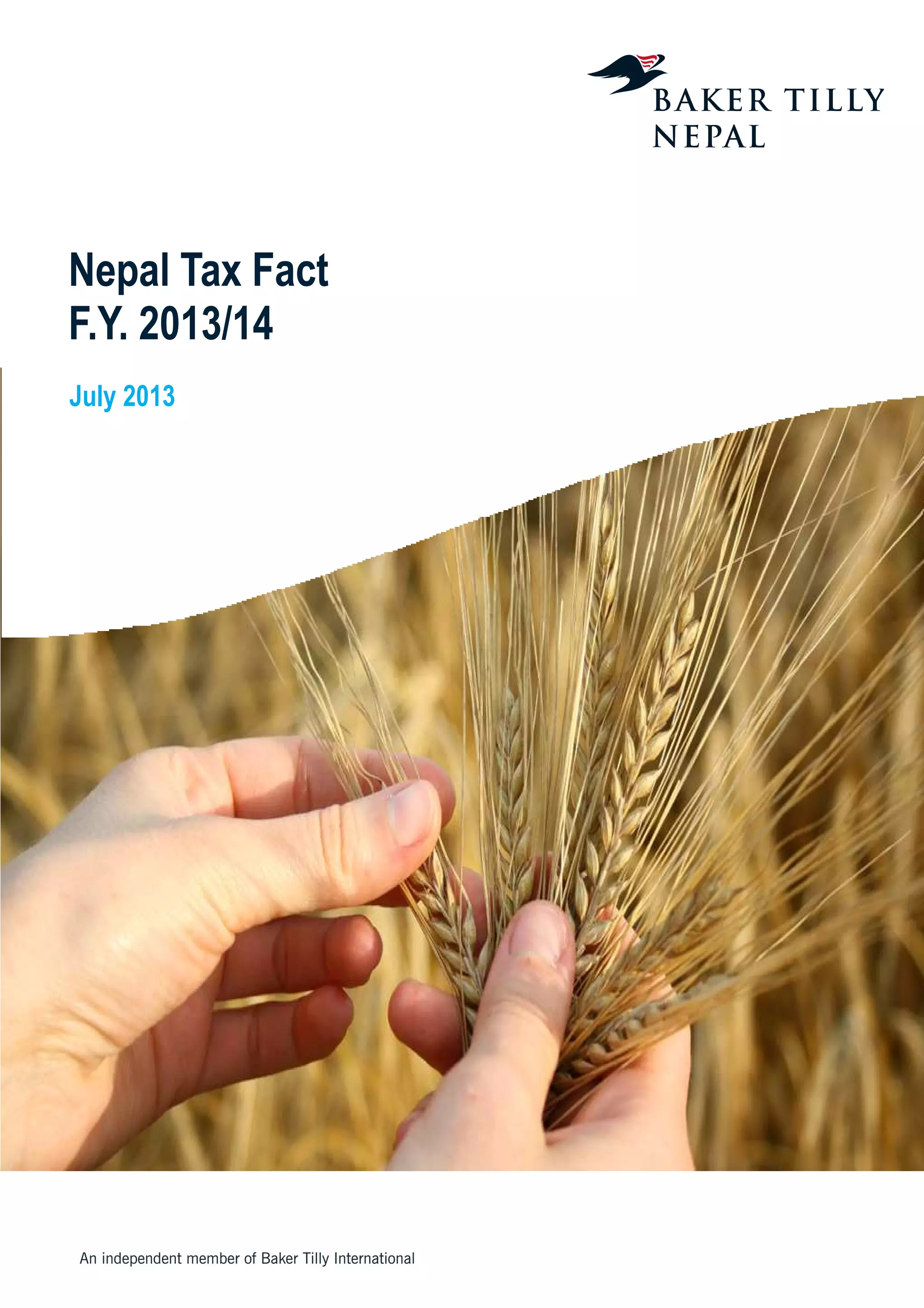 Nepal Income Tax Provisions for 2013 | PDF