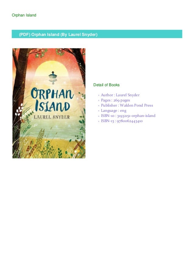 (PDF) Orphan Island (By Laurel Snyder)
