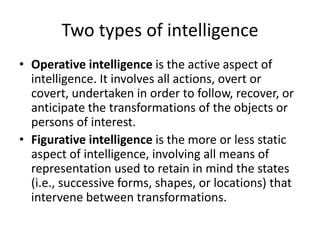 Piaget's theory of cognitive development | PPTX