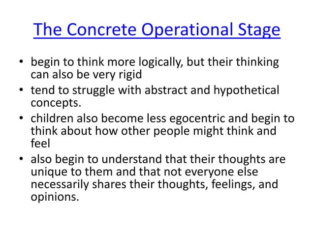 Piaget's theory of cognitive development | PPTX