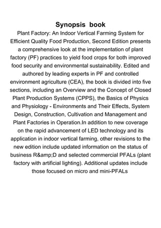 ~!PDF Plant Factory: An Indoor Vertical Farming System for Efficient ...