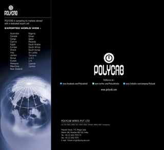Pdf polycab-profile-(silver) | PDF
