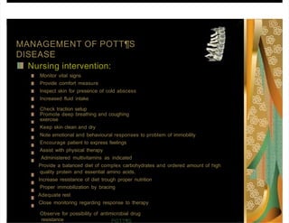 Pott disease TB vertebrae jvjgjgigiggigu | PPTX