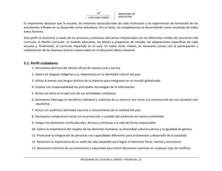 Actualización 2026 del Programa Curricular de Segundo Grado en Panamá | PDF