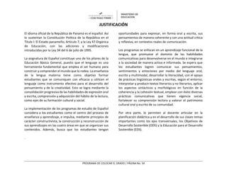 Actualización 2026 del Programa Curricular de Segundo Grado en Panamá | PDF