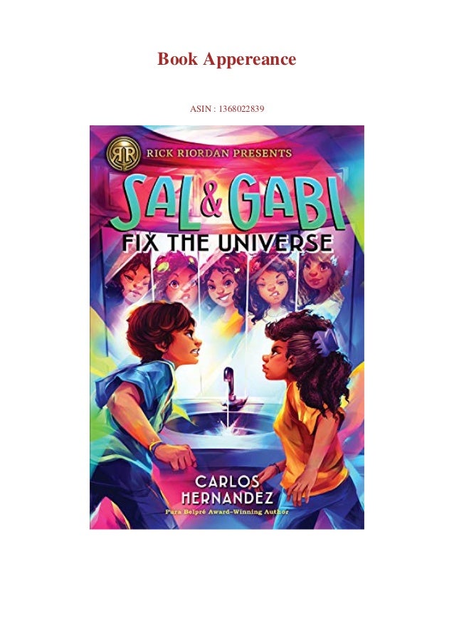 [PDF] Sal and Gabi Fix the Universe (A Sal and Gabi Novel Book 2) (A ...