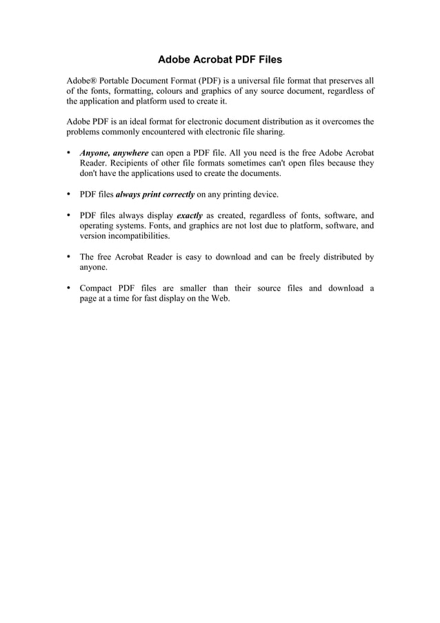 Pdf sample | PDF | Desktop Publishing | Computer Software and Applications