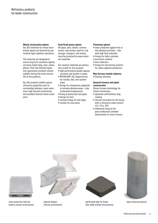 Refractory Concepts for Chemically and Mechanically Highly Stressed ...
