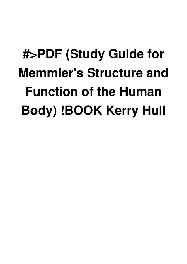 PDF Study Guide For Memmler s Structure And Function Of The Human PDF Study Guide For Memmler s Structure And Function Of The Human