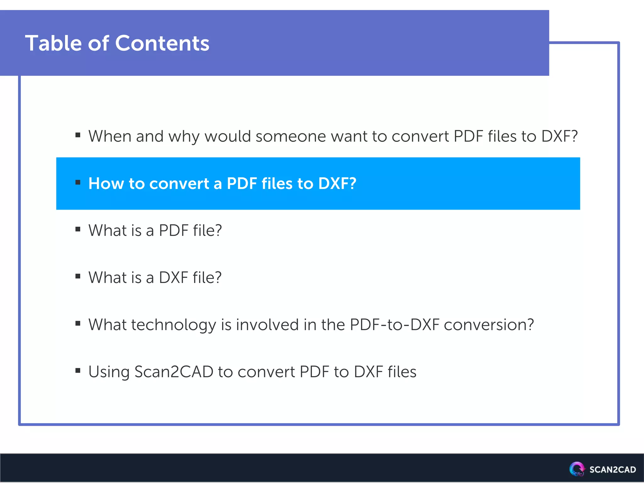 Ultimate Guide: PDF to DXF Conversion | PDF