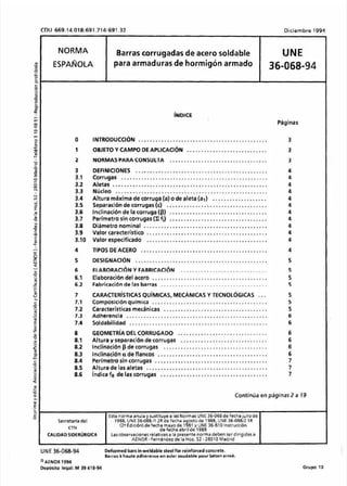 UNE 36-068-94 | PDF