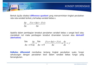 Pdf W10 & 11 Kalkulus Diferensial | PDF