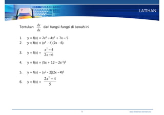 Pdf W10 & 11 Kalkulus Diferensial | PPT