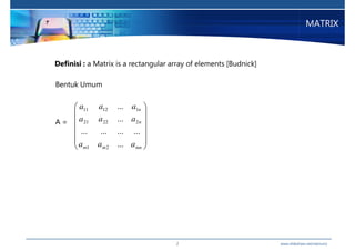 Pdf W6 Matrix Aplikasi Pdf
