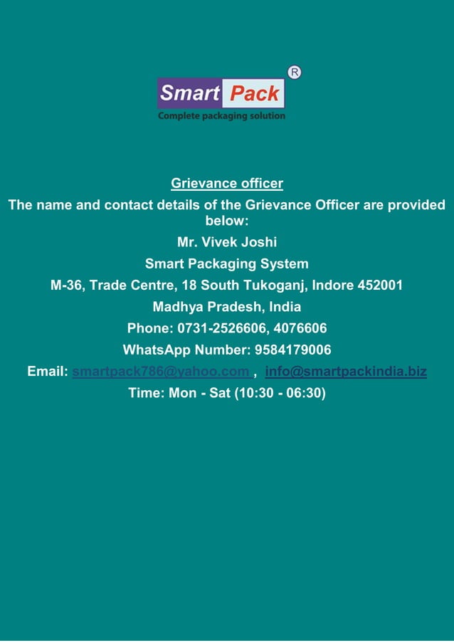 smart packaging System | PDF