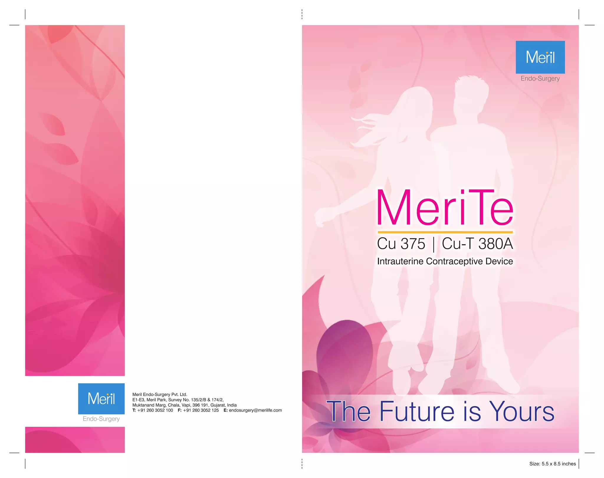 MERITE CU 380 A - INTRAUTERINE CONTRACEPTIVE DEVICE Brochure | PPT