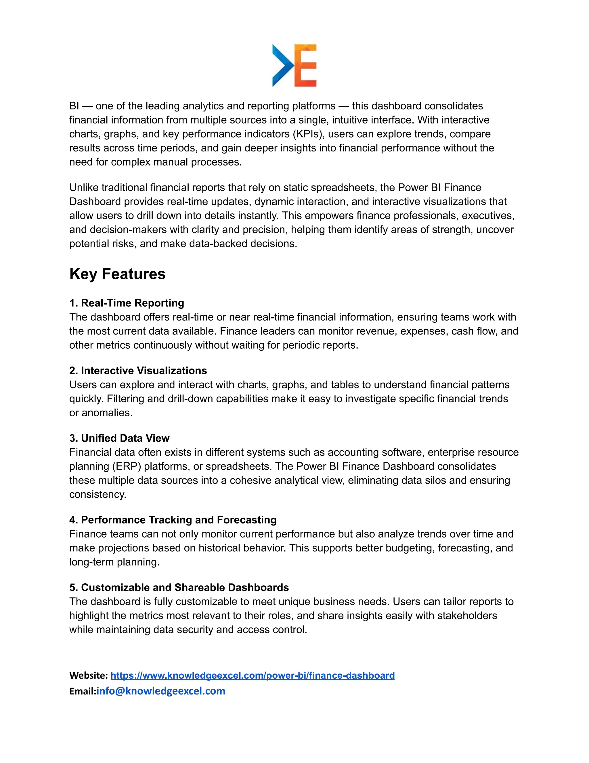 Comprehensive Financial Analysis with Power BI Dashboards | PDF