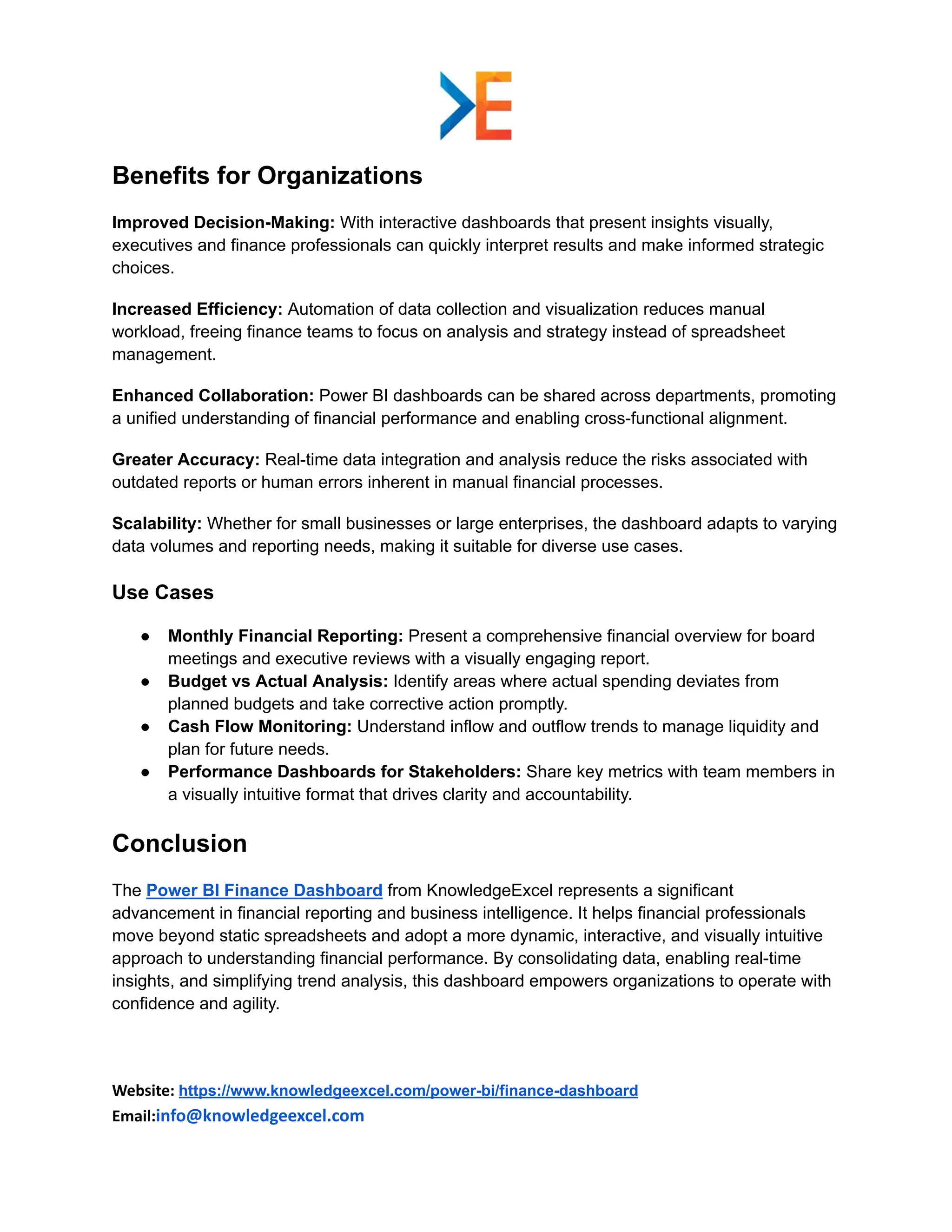Comprehensive Financial Analysis with Power BI Dashboards | PDF