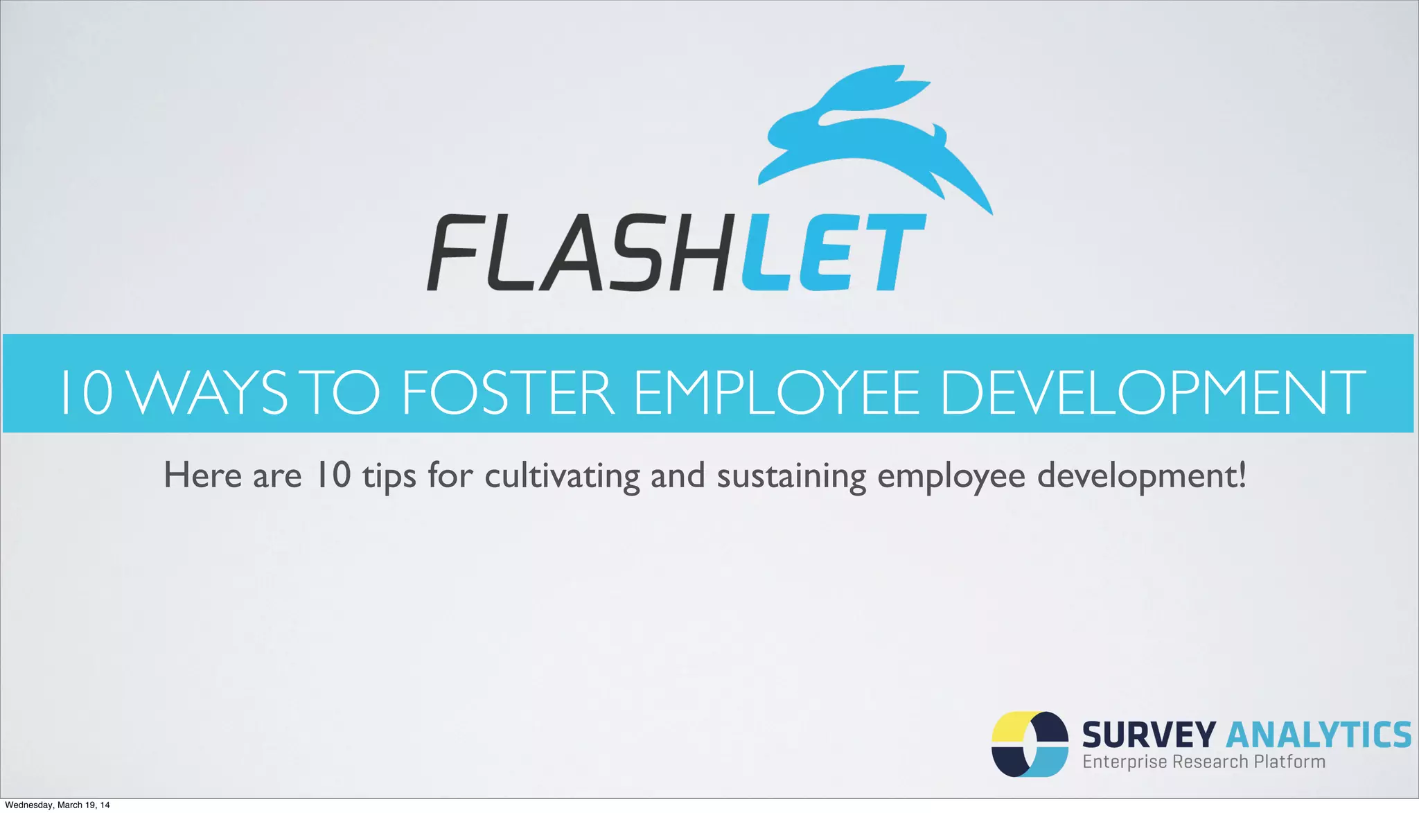 10 Ways to Foster Employee Development | PDF