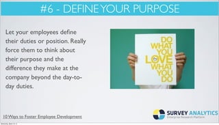 10 Ways to Foster Employee Development | PDF