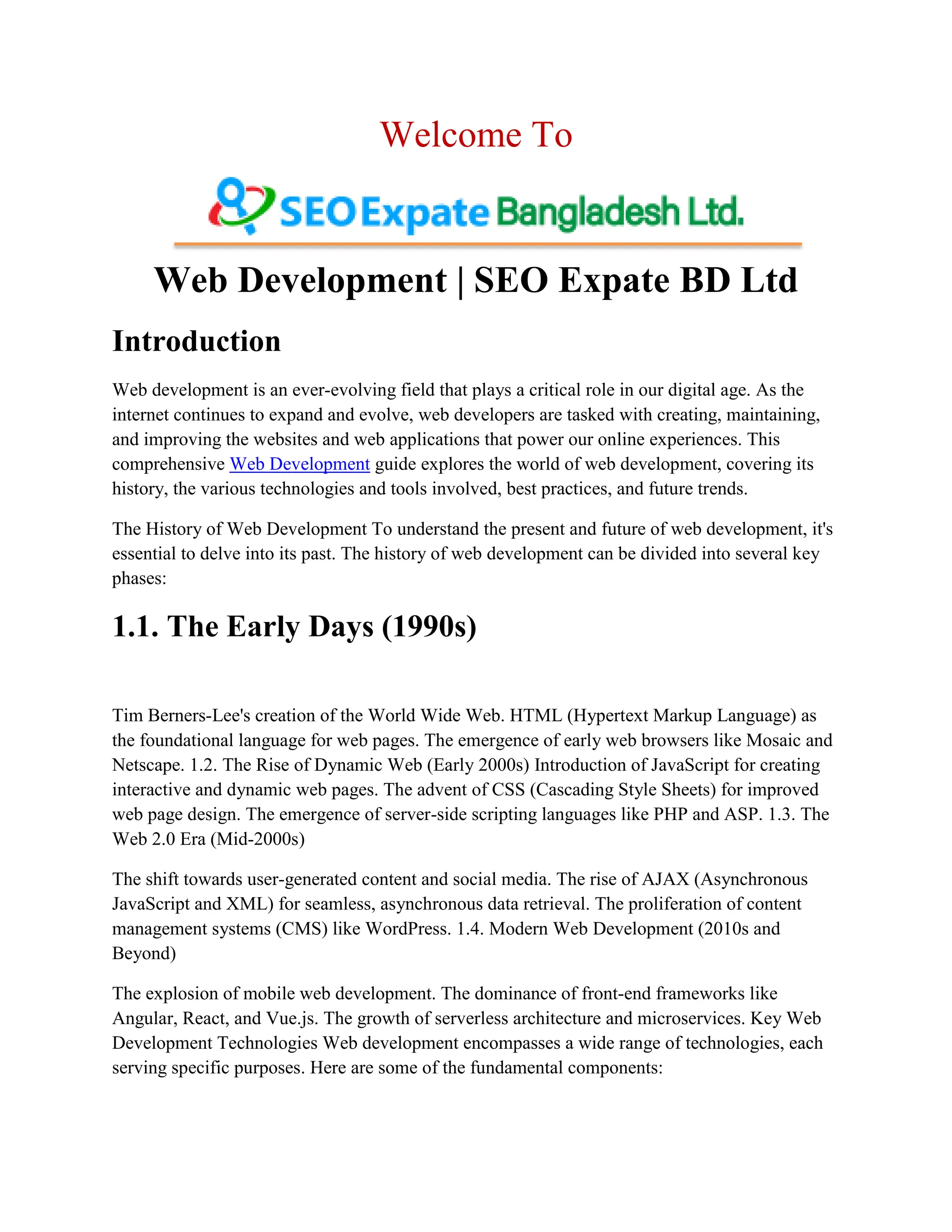 Web Development | PDF