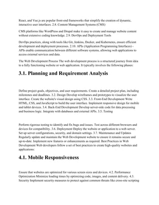 Web Development | PDF