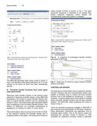 Small Signal Modelling and Controller Design of Boost Converter using MATLAB | PDF