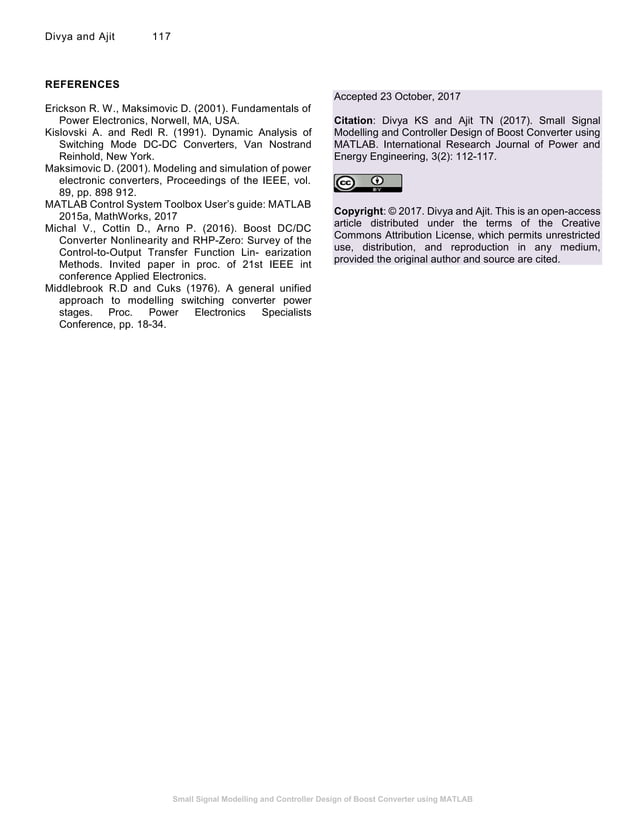 Small Signal Modelling And Controller Design Of Boost Converter Using Matlab Pdf