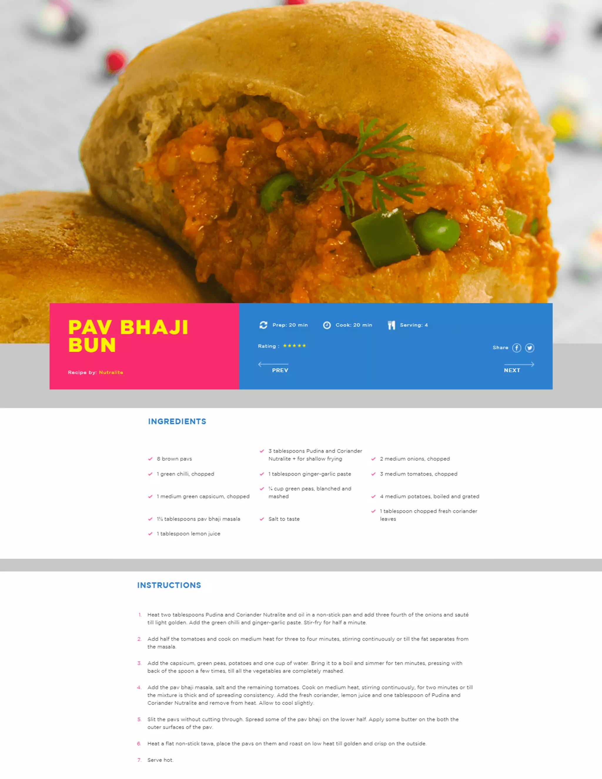 Mumbai Pav Bhaji Recipe | PDF