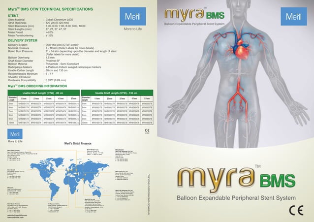MYRA BMS - Peripheral Stent Brochure | PDF