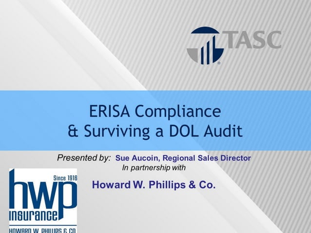 ERISA Compliance & Surviving a DOL Audit | PDF
