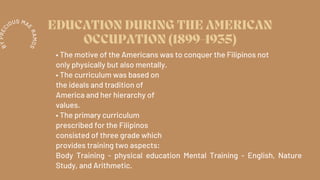 Historical Foundation of Curriculum in the Philippines | PDF