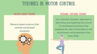 Motor control theories (SED 651 MOTOR LEARNING) | PDF